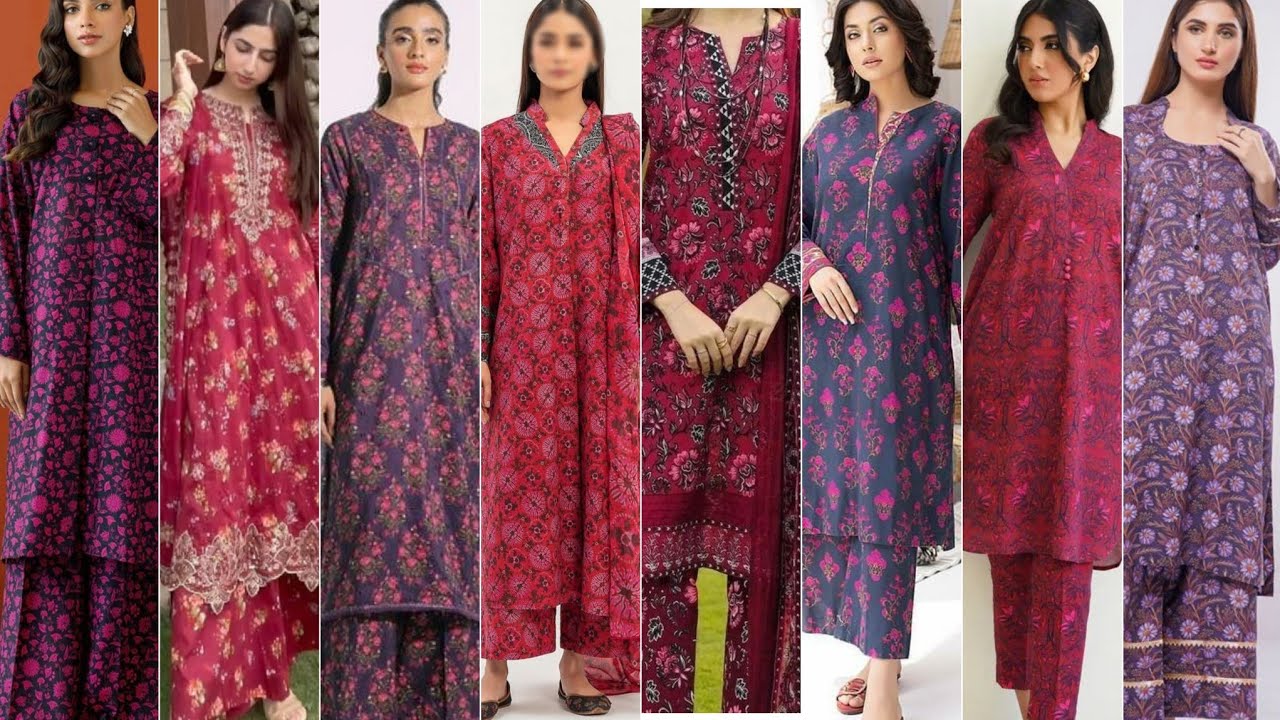 All over Printed salwar suit / One Print Suit || Print suit designing ...