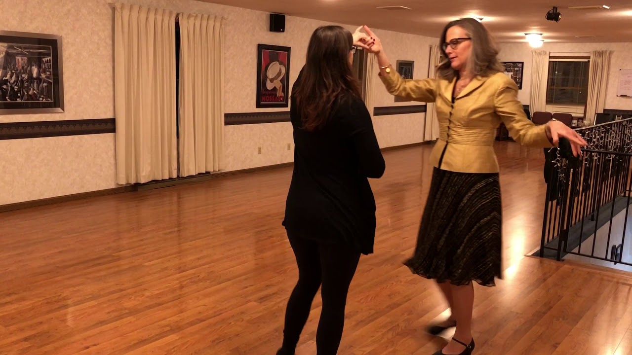 Dance Lesson: Nightclub Two-Step with Weave - YouTube