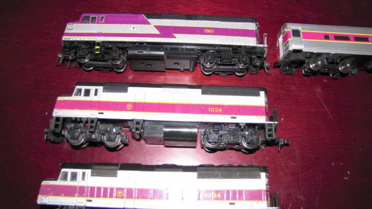 HO MBTA Updates/Custom and Life-Like F40PHs - YouTube