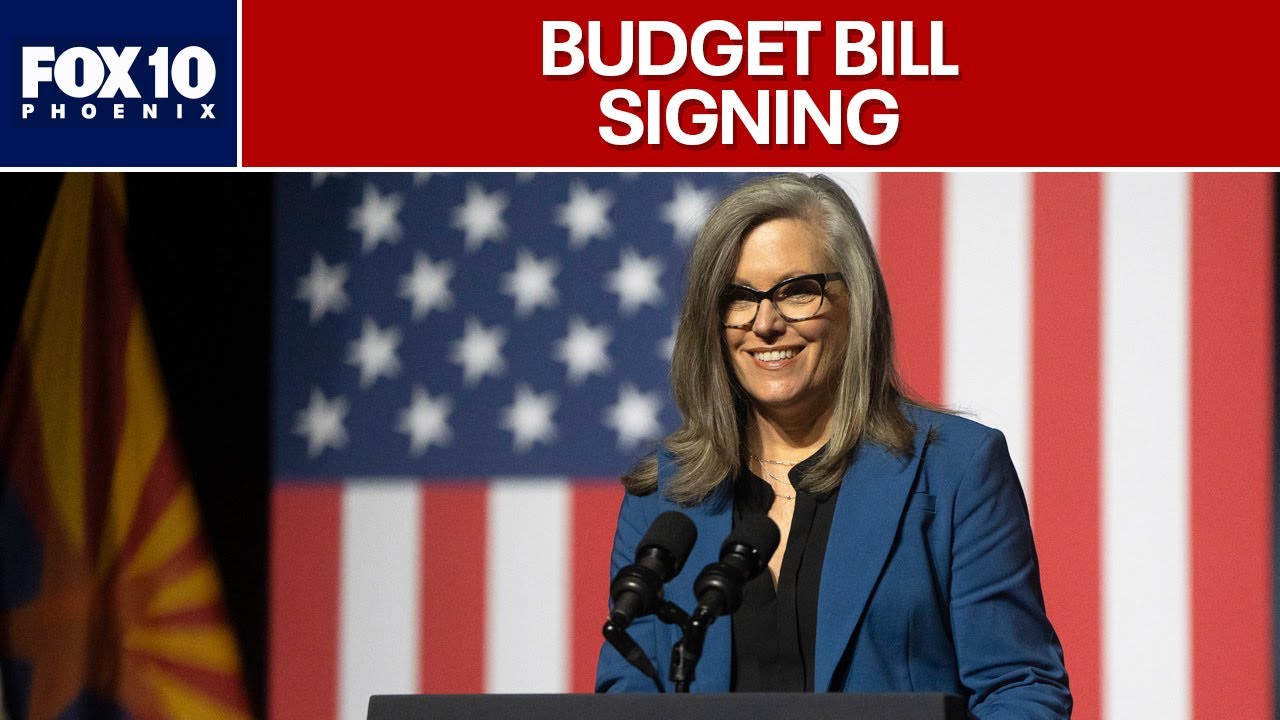 Governor Hobbs Budget Bill Signing | FOX 10 Phoenix - YouTube