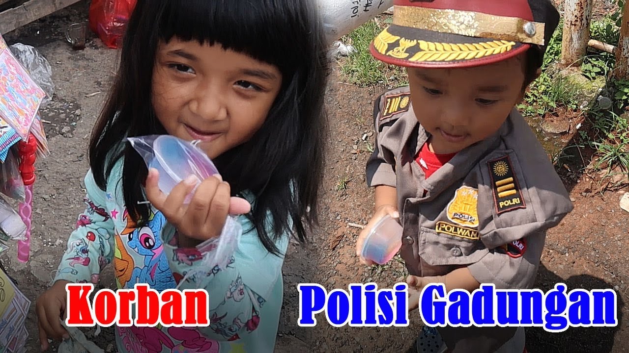 Drama Menangkap Bayi Polisi pencuri Slime - YouTube