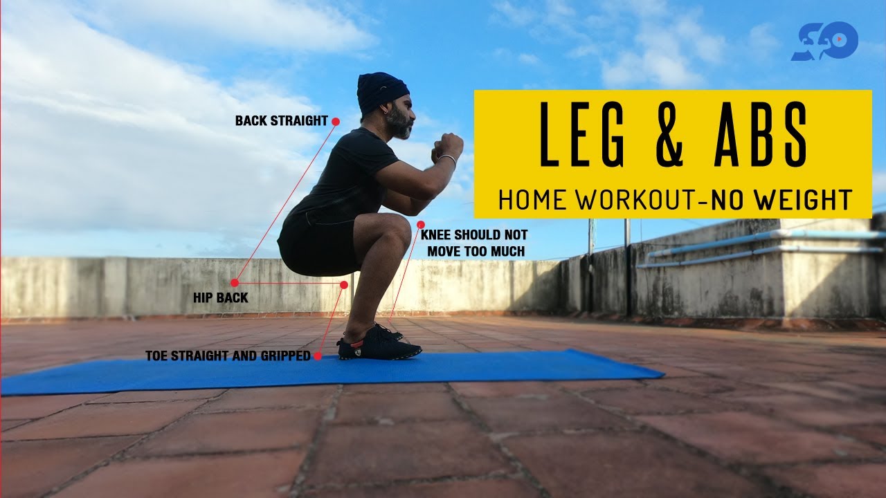 Leg and Abs Workout | HOME WORKOUT | STRENGTH & ENDURANCE - YouTube