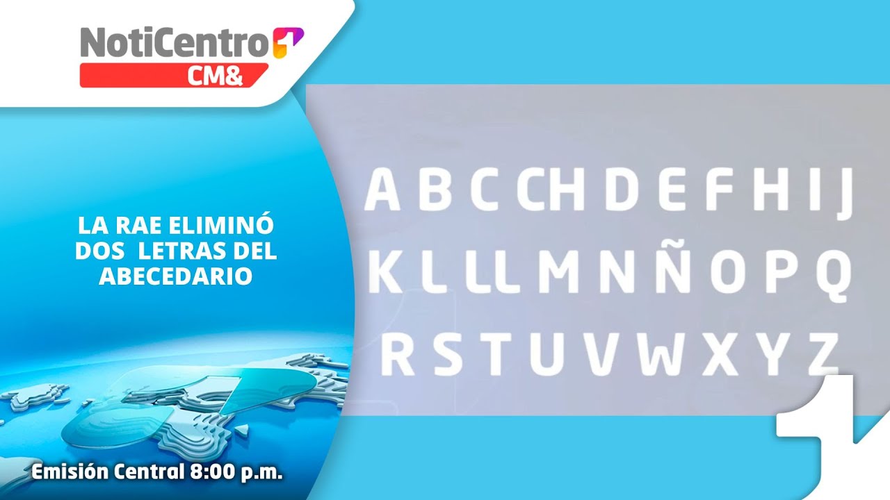 La RAE eliminó dos letras del abecedario - YouTube