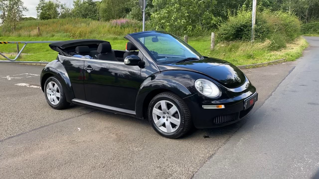 2006 VW Beetle Luna convertible on sale at TVS Glasgow Car Sales - YouTube