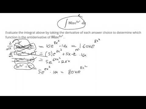Understand integral notation and verify an indefinite integral - YouTube