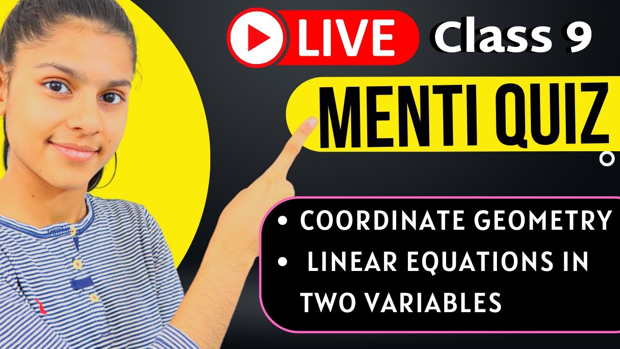LIVE Menti Quiz | Class 9 | Maths | Kon Banega Menti Winner ? - YouTube