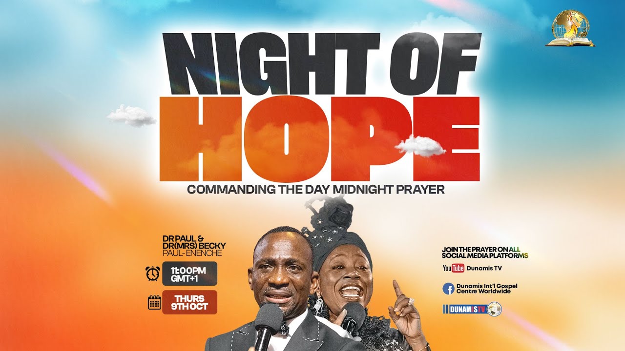 COMMANDING THE DAY || NIGHT OF HOPE REBROADCAST || 10-10-2025 - YouTube