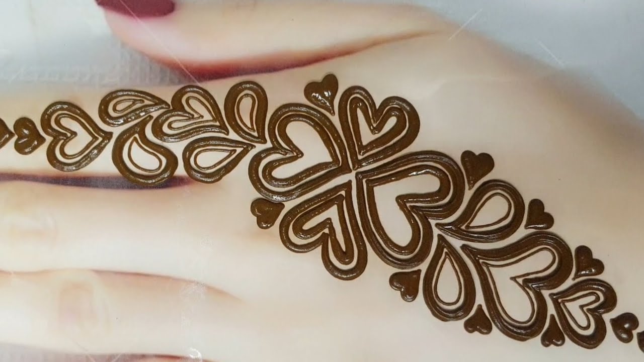 Very Simple Mehandi design l gol Mehandi design l Easy Simple Mehndi l ...