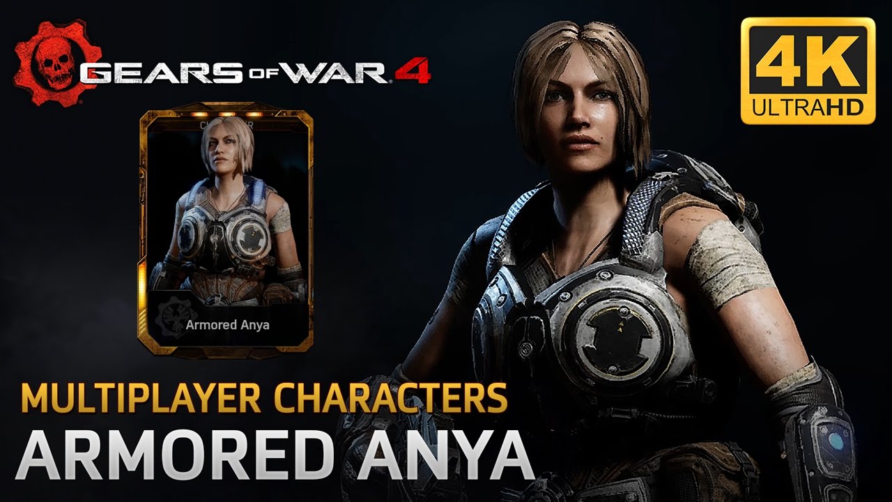 Gears of War 4 - Multiplayer Characters: Armored Anya (V-Day Anya ...