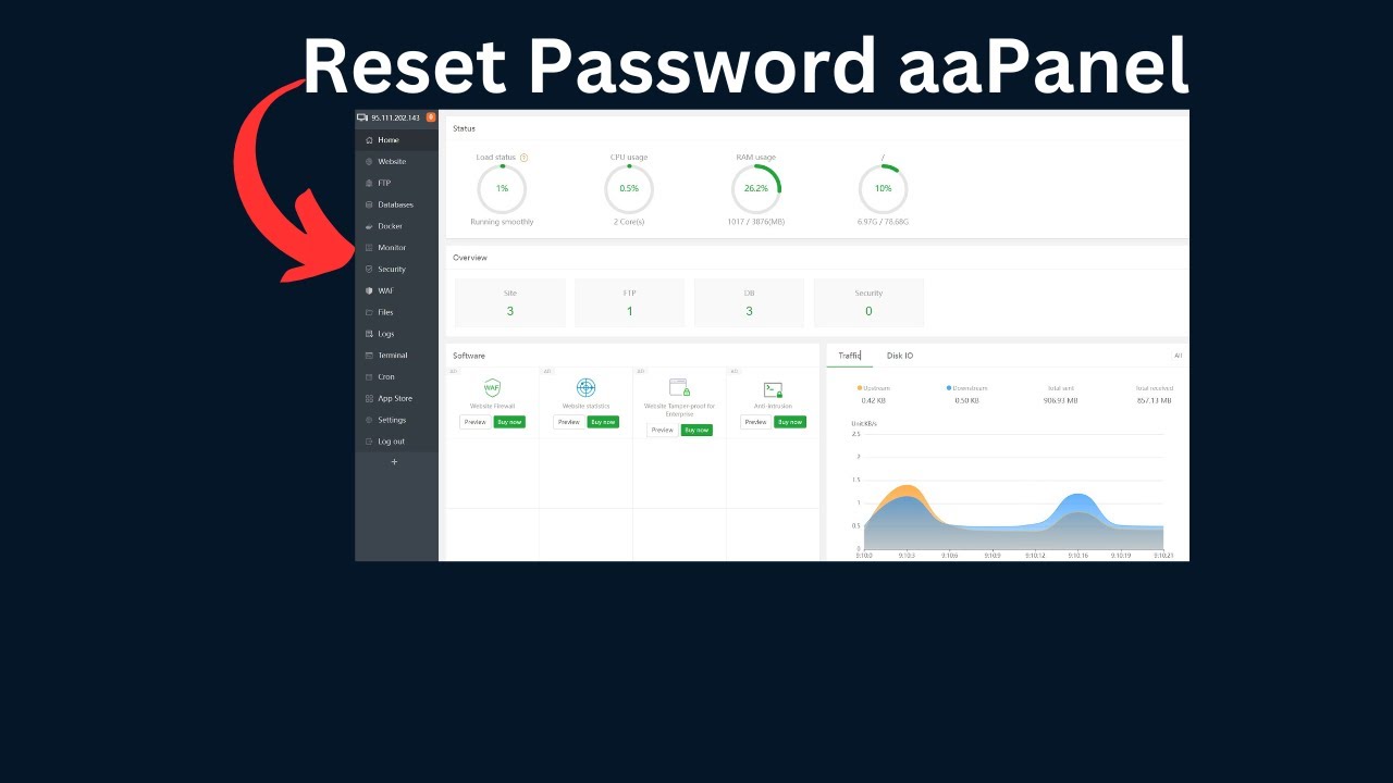 Cara Reset Password aaPanel menggunakan CLI (Command Line Interface ...