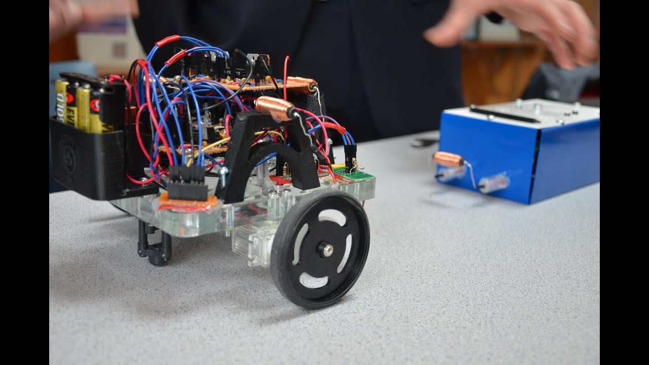 Electromagnetic Tether Robot - YouTube