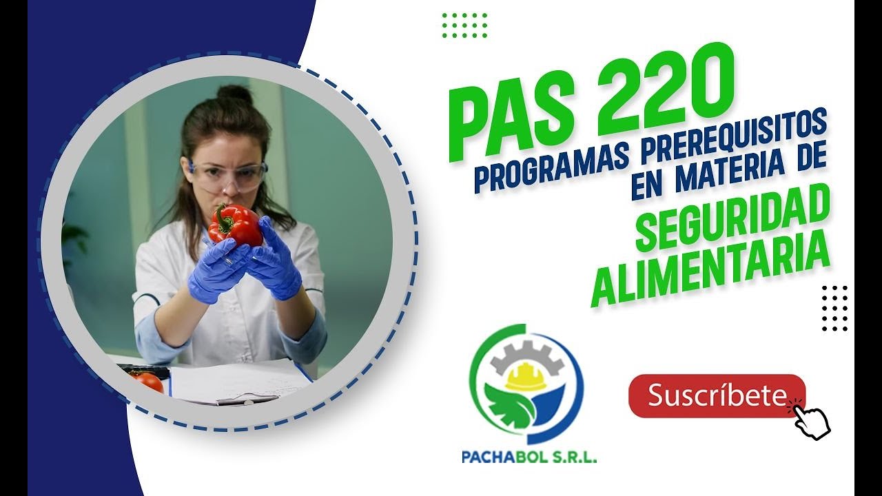PAS 220 Programas prerequisitos en materia de seguridad alimentaria - YouTube