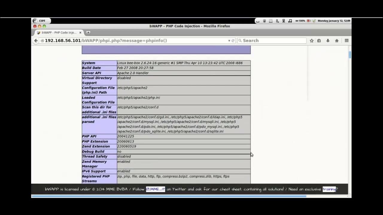 OWASP TOP 10 A1 - PHP Code Injection Demo - YouTube