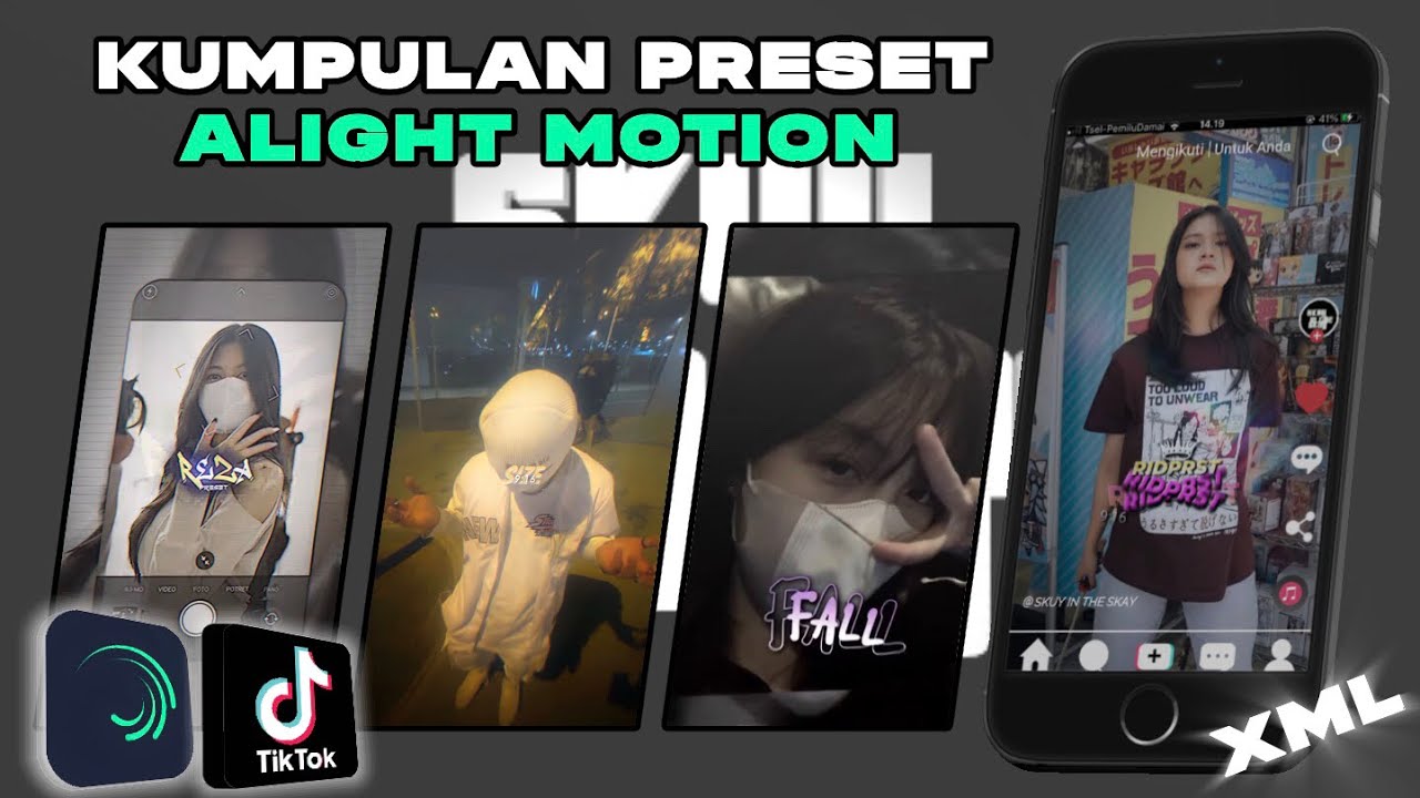 KUMPULAN PRESET BASE ALIGHT MOTION TERBARU 2024 JEDAG JEDUG TREND TIK TOK - YouTube