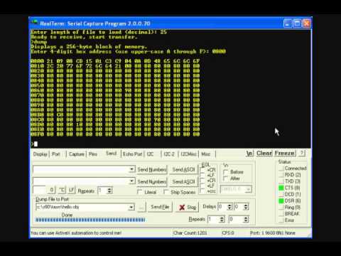 CPUville Z80 Computer with Serial Interface Demo Part 4 - YouTube
