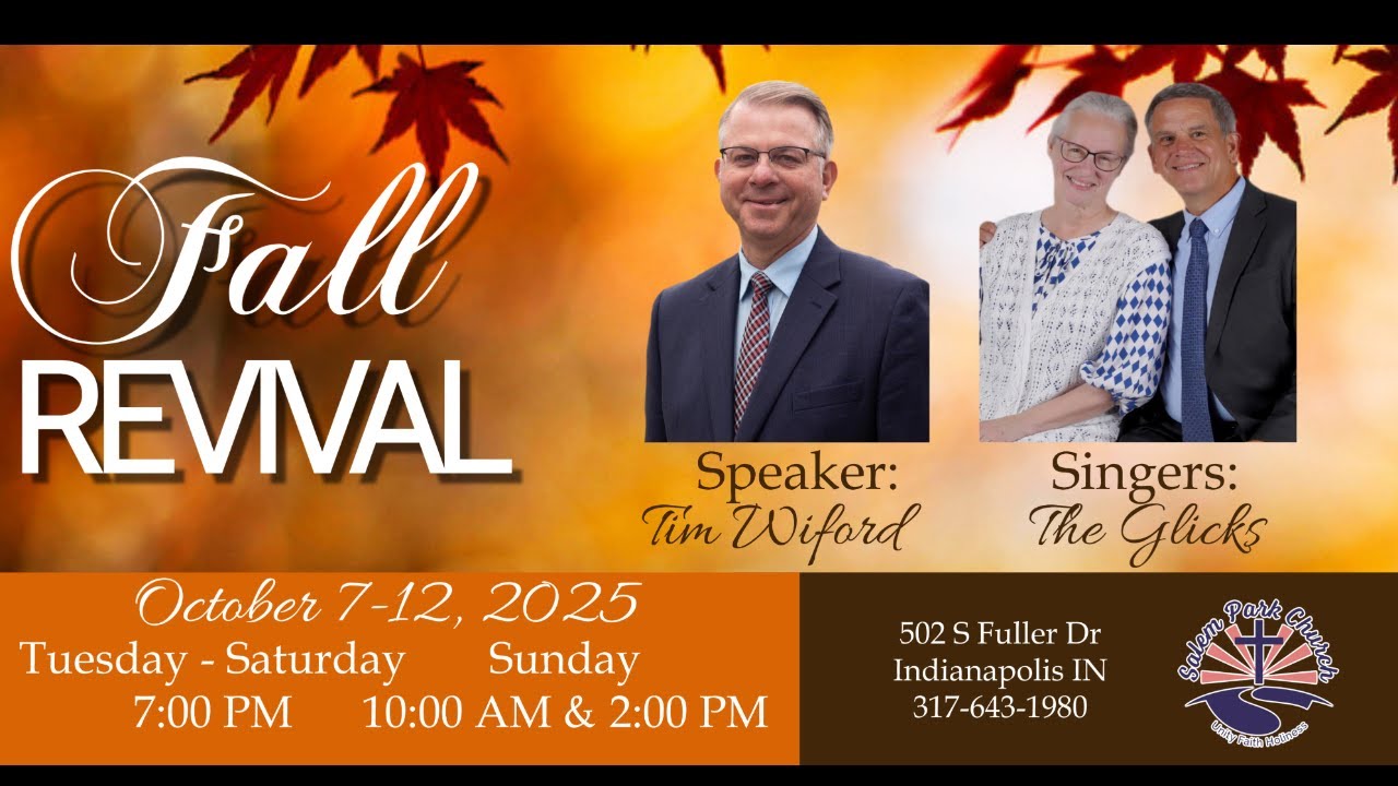 Salem Park Church Fall Revival 10-7 PM - YouTube