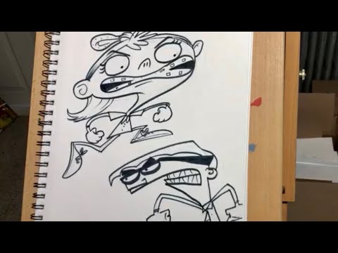 Drawing Butch Hartman Cartoons - YouTube