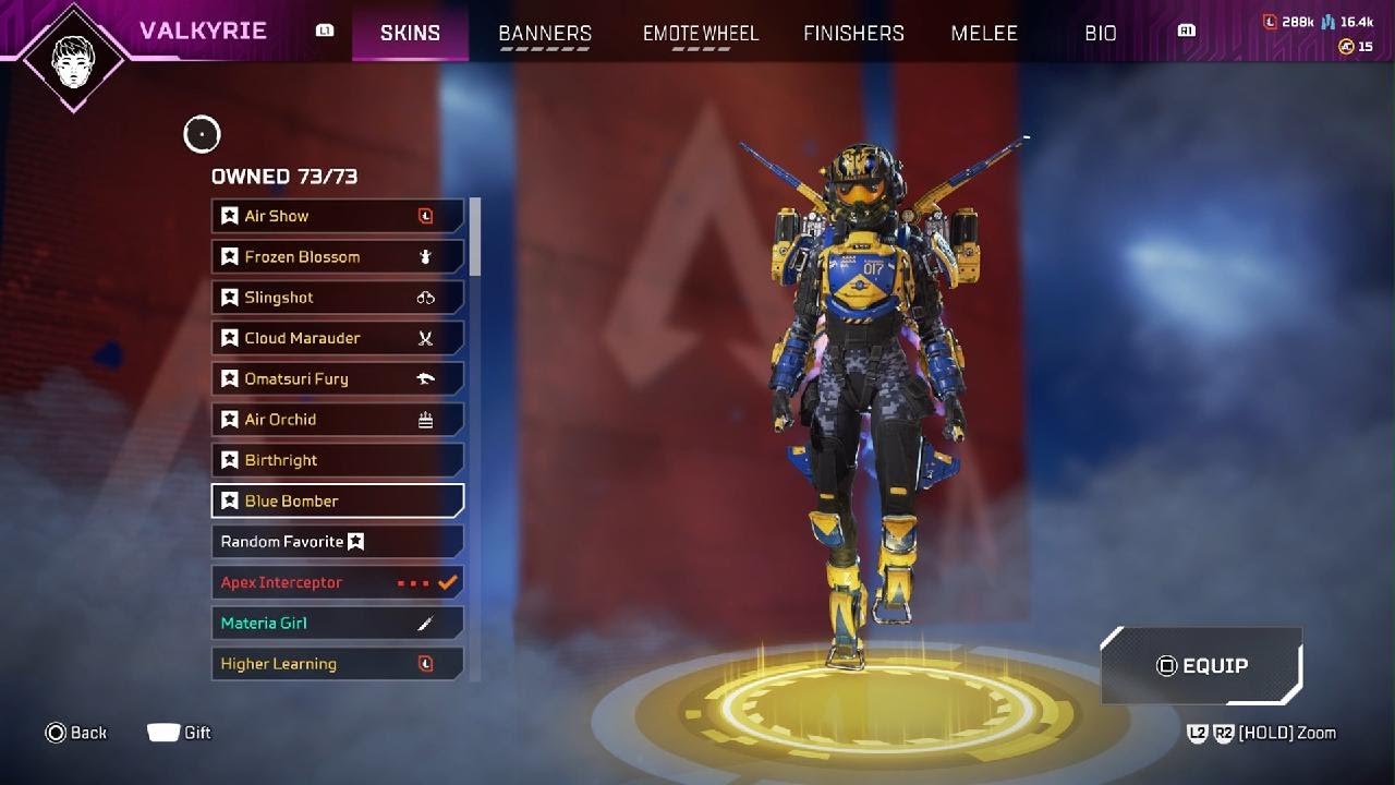 ALL VALKYRIE SKINS UPDATED + ALL HEIRLOOMS IN APEX LEGENDS! - YouTube