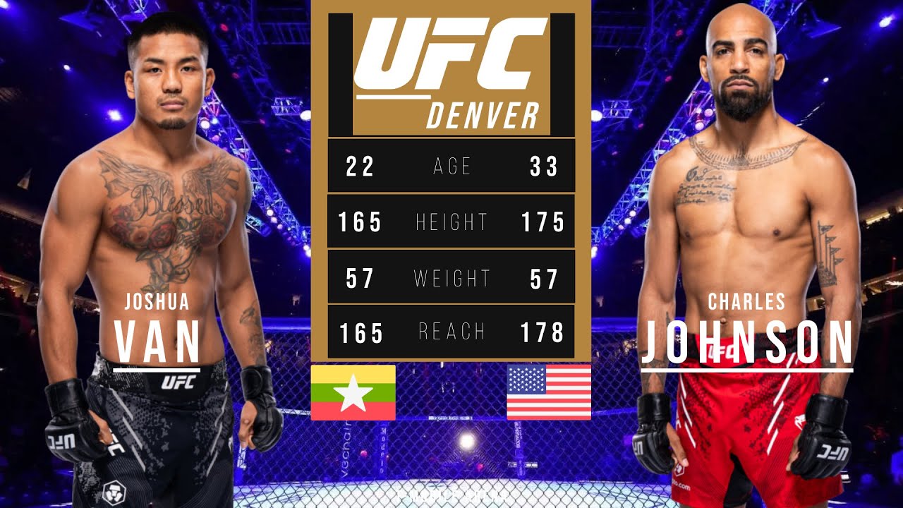 JOSHUA VAN vs CHARLES JOHNSON FULL FIGHT UFC DENVER - YouTube