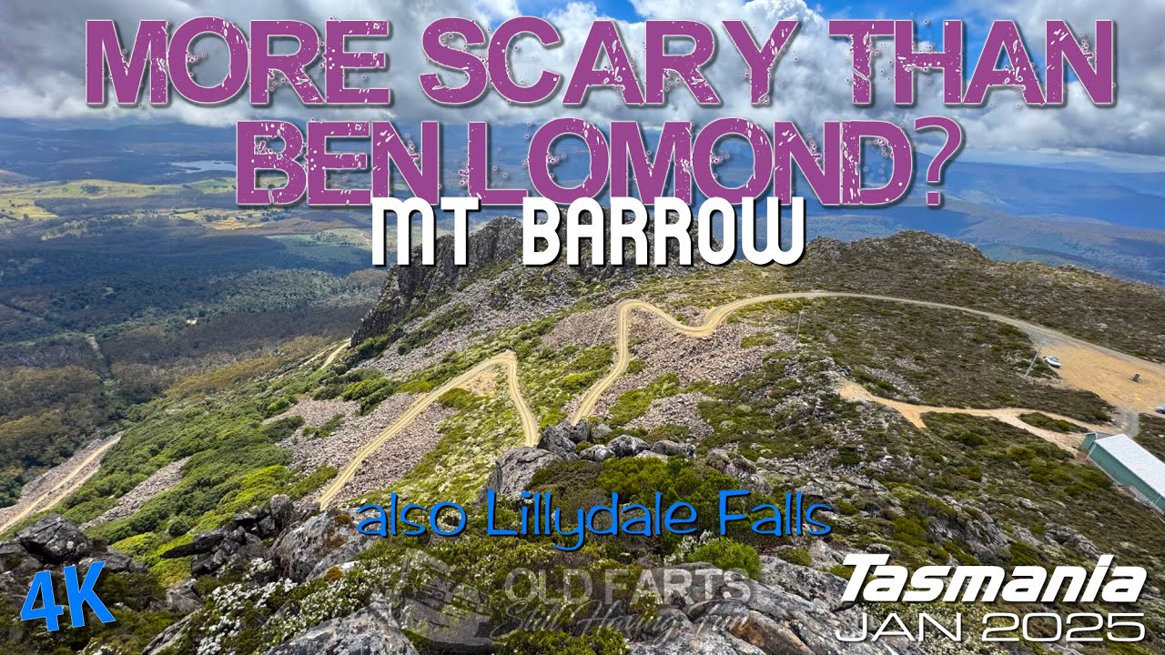 Driving up Mt Barrow Tasmania and Lilydale Falls Tasmania - YouTube