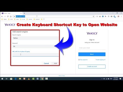 How to Create a Keyboard Shortcut Key to Open Any Websites in Chrome ...