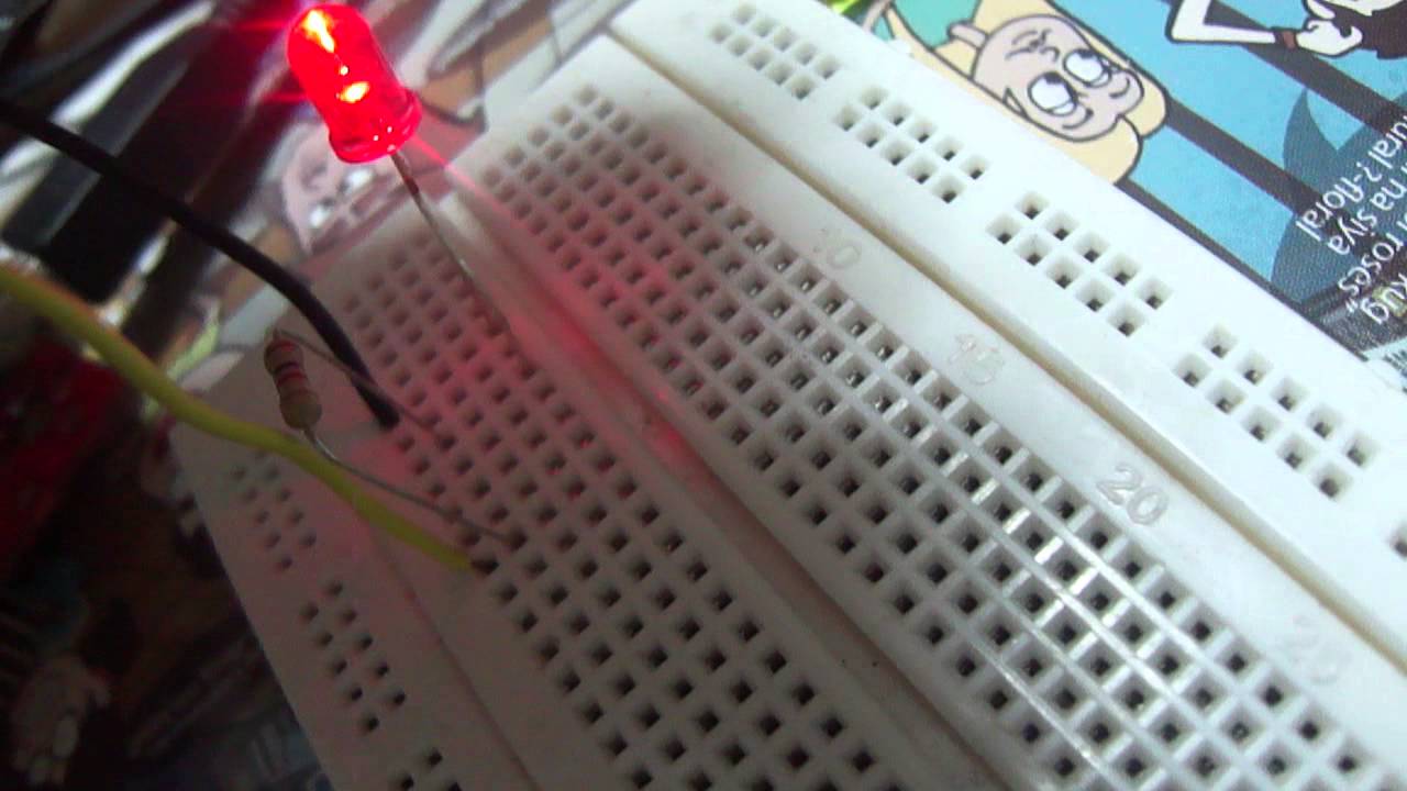 Fade Effect: Analog I/O using Gizduino Uno rev.4 ATmega 328 - YouTube