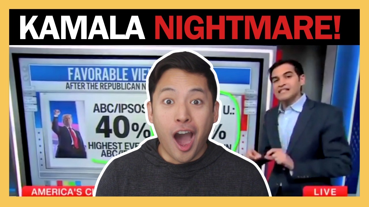 Both MSNBC and CNN Reveal NIGHTMARE Poll Numbers for Kamala Harris ...
