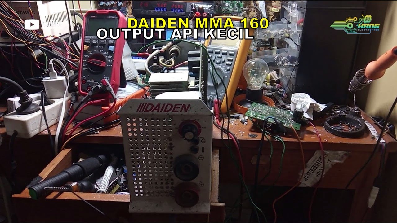 MESIN LAS DAIDEN OUTPUT API KECIL - YouTube