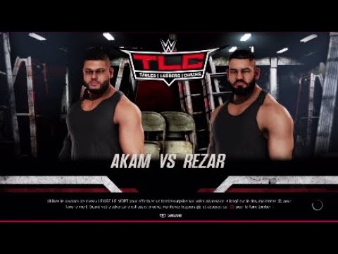 WWE 2K20 - Akam vs Rezar - YouTube