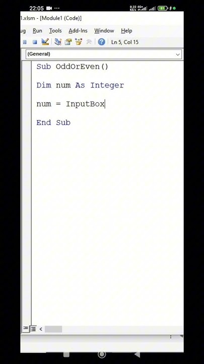 VBA Basic - Check if a number is even or odd #exceltips #exceltricks - YouTube