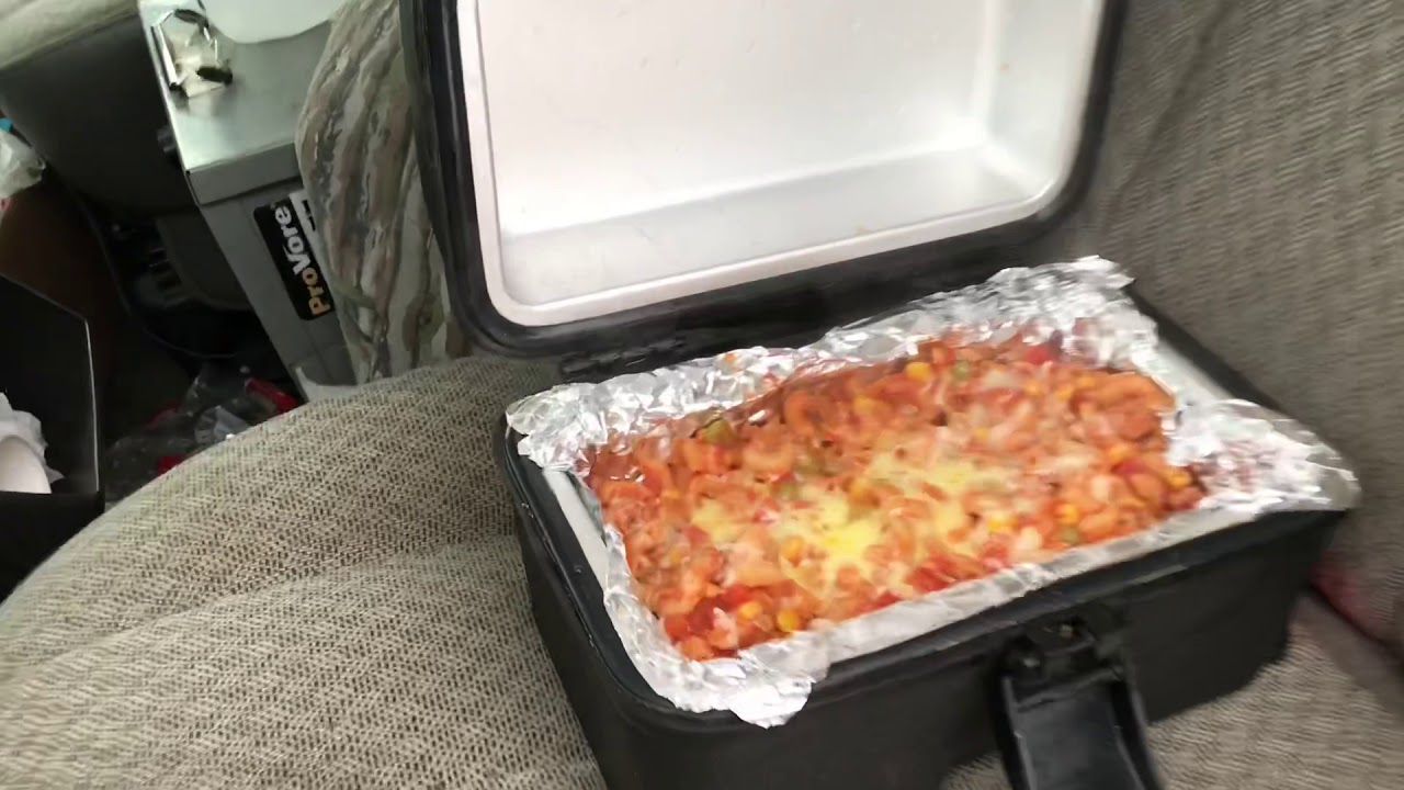 New Heated Lunchbox Oven : Road Pro Lunch Oven - YouTube