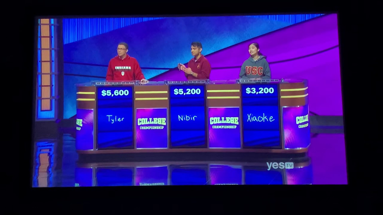 Double Jeopardy, College Championship 2020 Day 9 - 2nd Daily Double ...