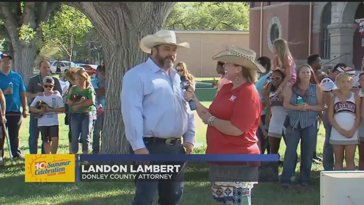 Interview - Summer Celebration in Clarendon with Donley County Attorney ...