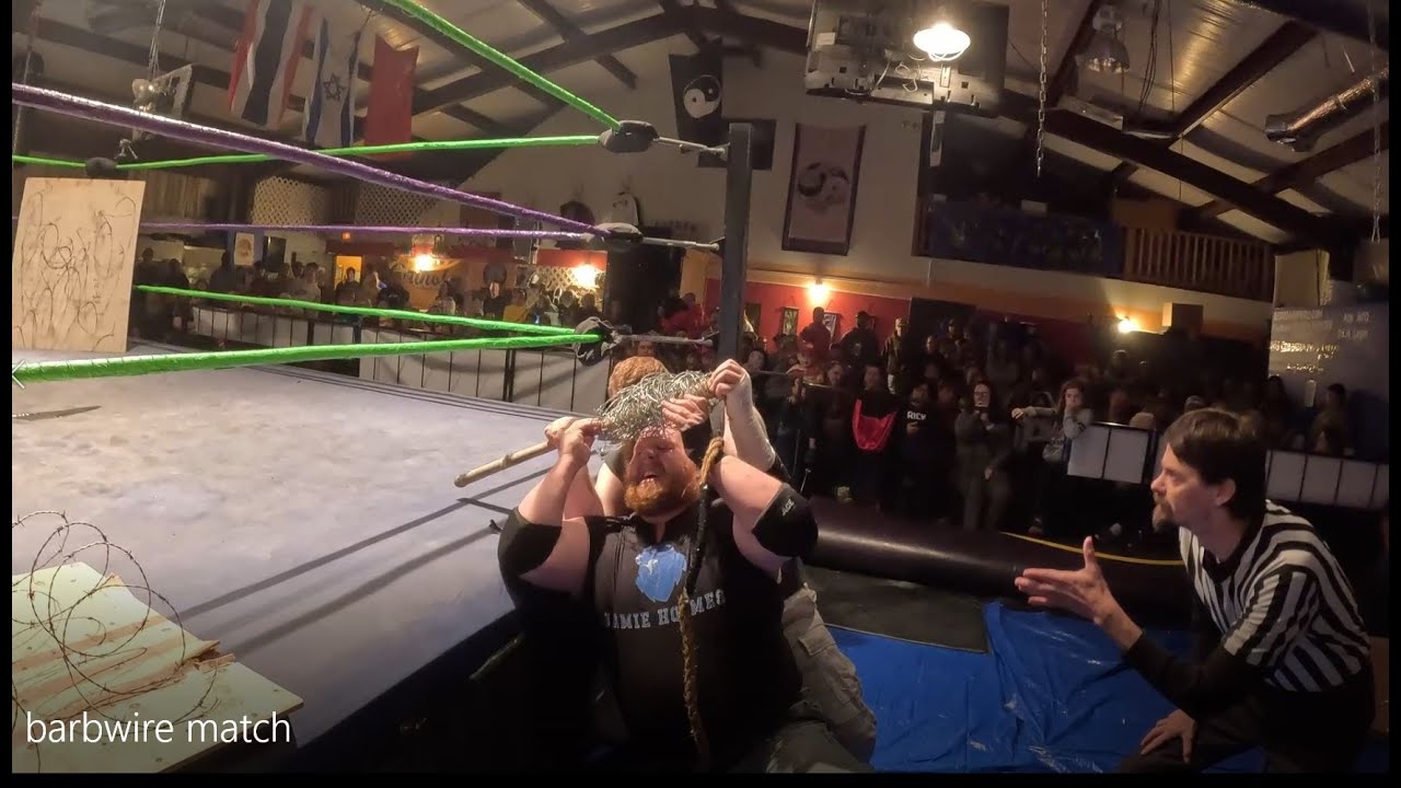 One Night Only: Barbwire Match Jamie Holmes vs Jerry Nelms - YouTube