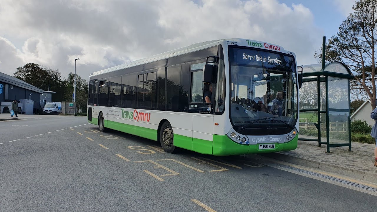 Richards Bros Optare Tempo X1200 YJ56WUH - Route T11 - YouTube