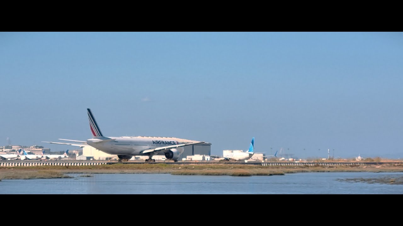 AIRCRAFTS TAKEOFF AND LANDING AT SAN FRANCISCO AIRPORT(SFO TAKEOFF ...