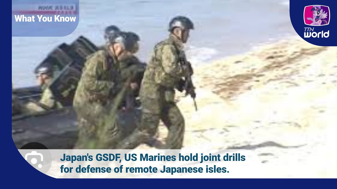 [English Language] Japan's GSDF, US Marines hold joint drills for defense of remote Japanese ...