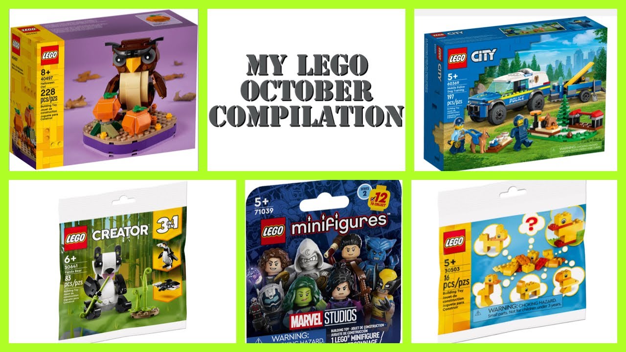 My Lego October 2023 Compilation! - YouTube