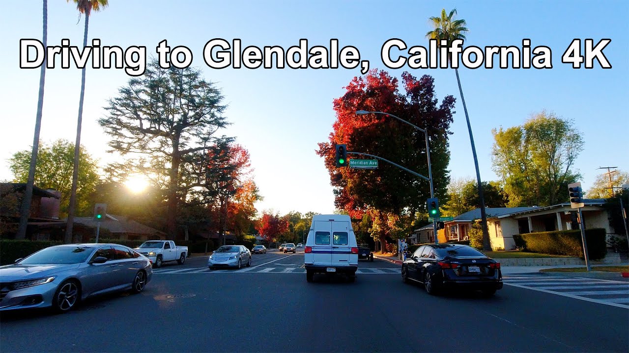 City Driving To Glendale - Los Angeles 4K - California - USA | Sunset ...