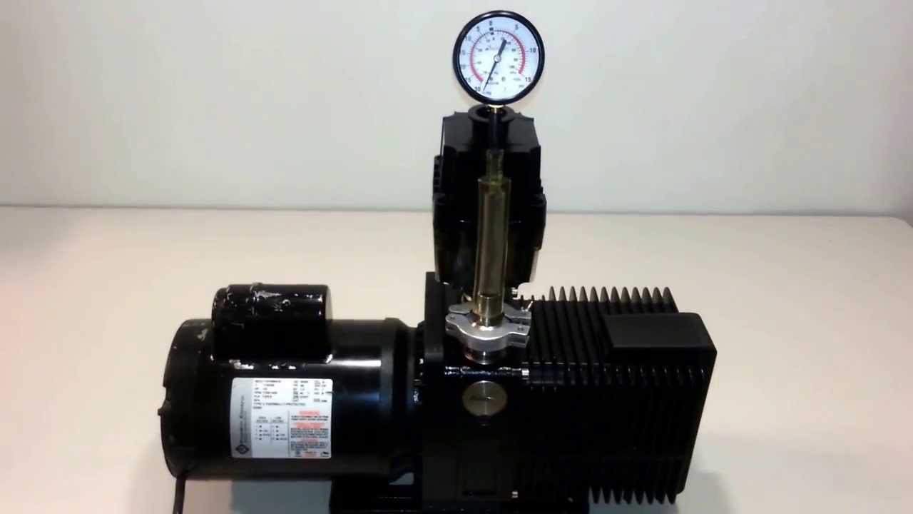 Precision Scientific 10985 Vacuum Pump Demo - YouTube