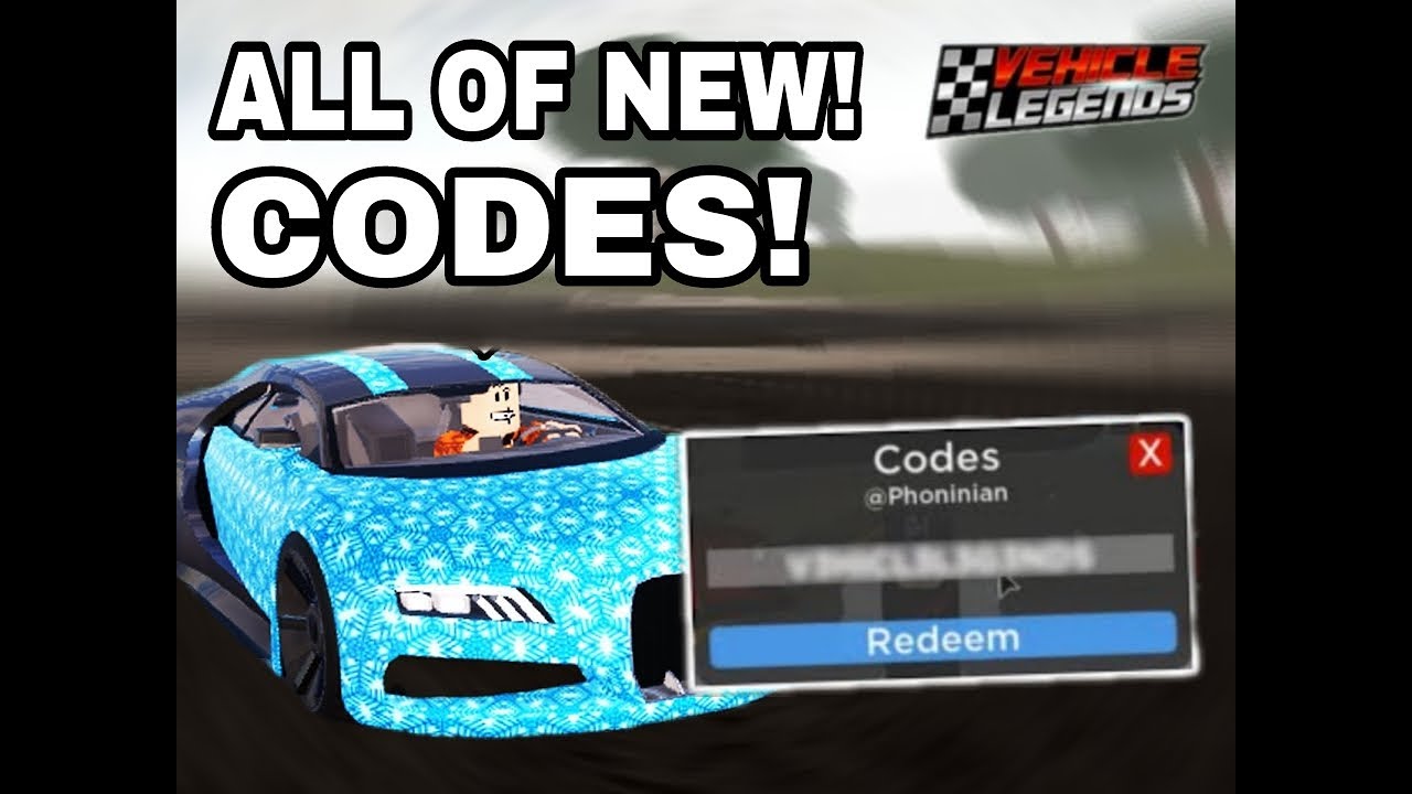 ALL *NEW* SECRET OP UPDATE CODES! IN (Vehicle Legends) ROBLOX 2021 ...