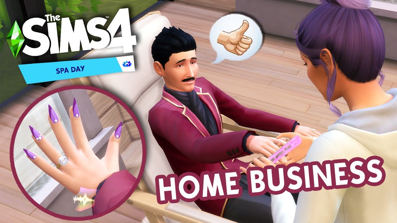 i made an at home spa business using the Sims 4 Spa Day Refresh ...