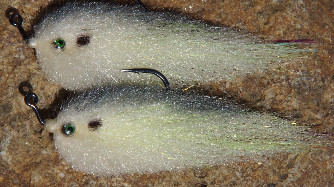 (EP) Enrico Puglisi Baitfish Fly With Weighted Eyes (Shad Minnow Fly ...