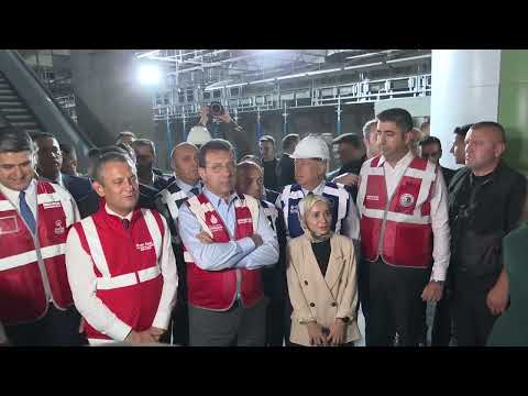 Özel ve İmamoğlu, Ümraniye-Ataşehir-Göztepe Metro Hattı’nda İncelemelerde Bulundu