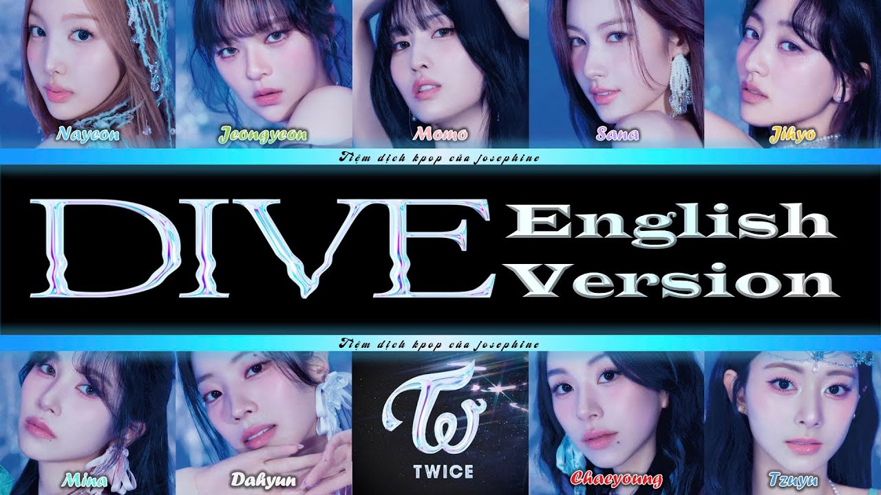 TWICE "DIVE" English Version (Color Coded Lyrics) - YouTube