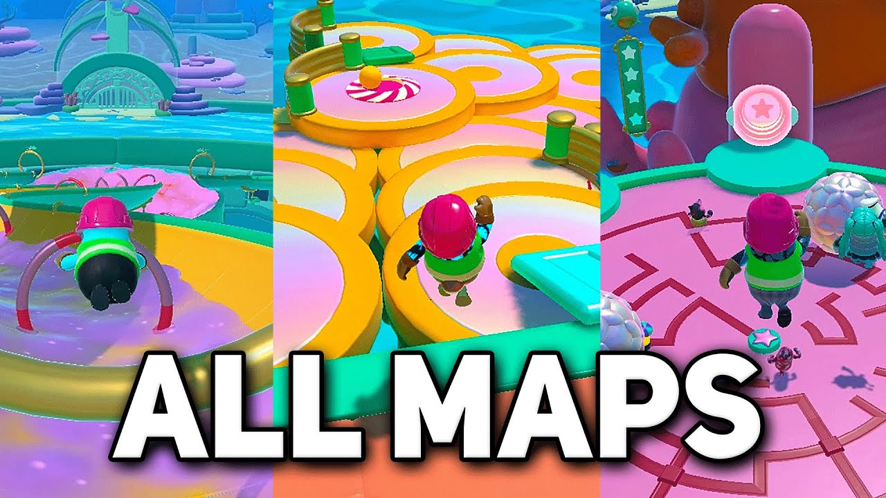 ALL Fall Guys SS3 Maps Tips & Tricks (Sunken Secrets) - YouTube