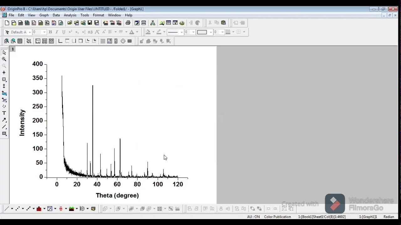 plot of XRD graph - YouTube