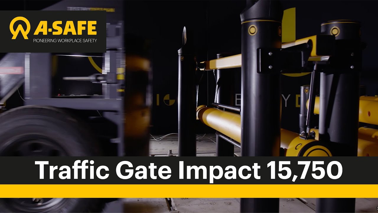 A-SAFE | Traffic Gate Impact 15,750KJ - YouTube