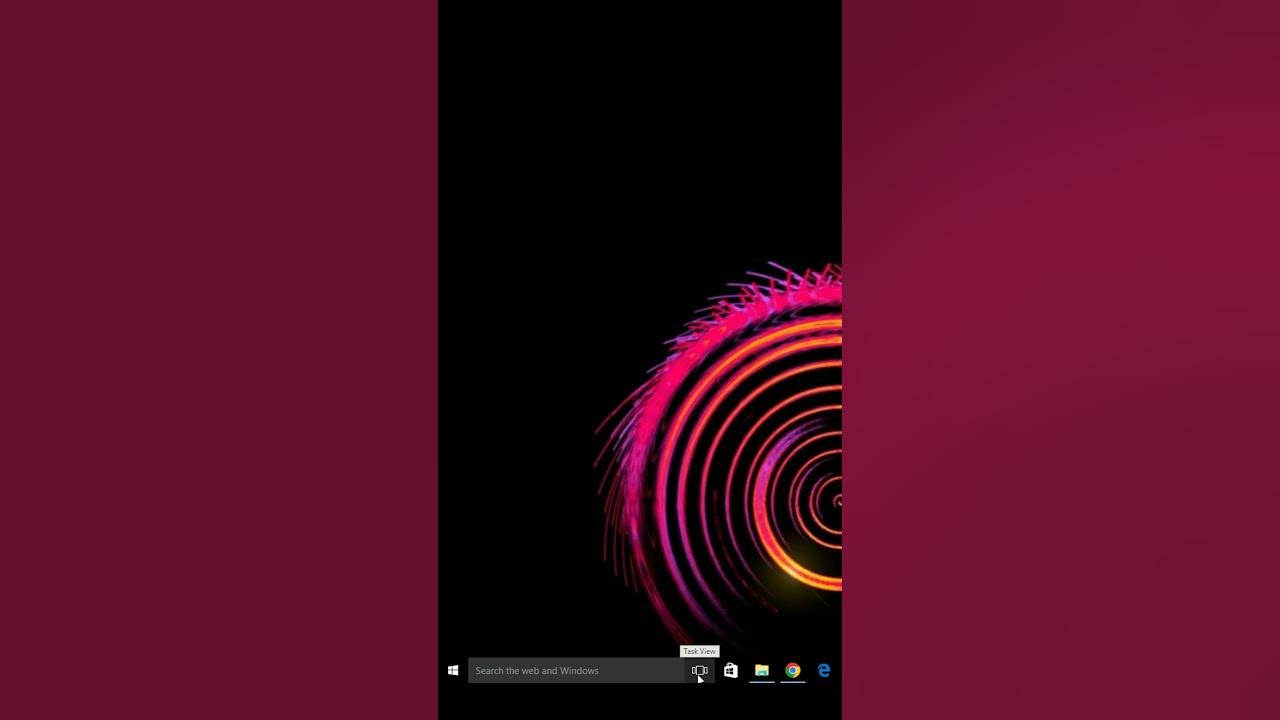 How to show or hide task view button in taskbar in windows 10 - YouTube