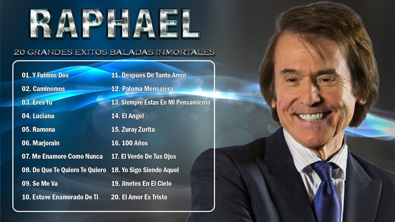 RAFAEL 20 GRANDES EXITOS SUS MEJORES CANCIONES - LAS MEJORES CANCIONES ...